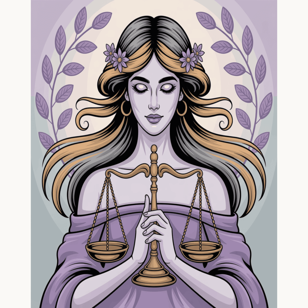 Libra Divine Balance | Paint by Numbers Kit by Sereni Paint